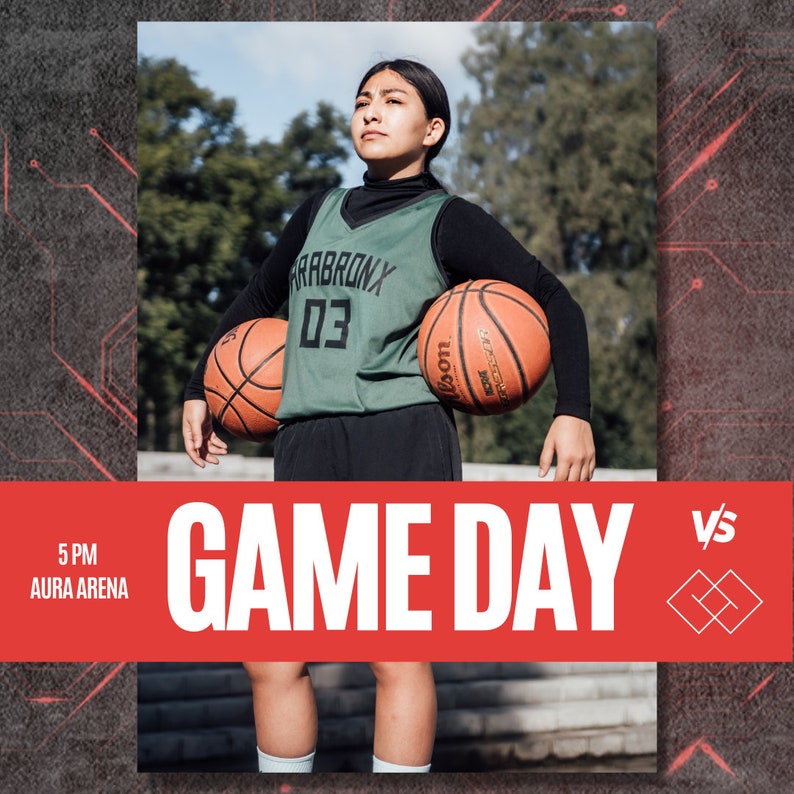 Game/match Day Templates for Your Sport Club - Etsy