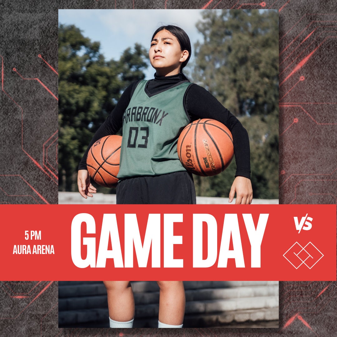 Game/match Day Templates for Your Sport Club - Etsy