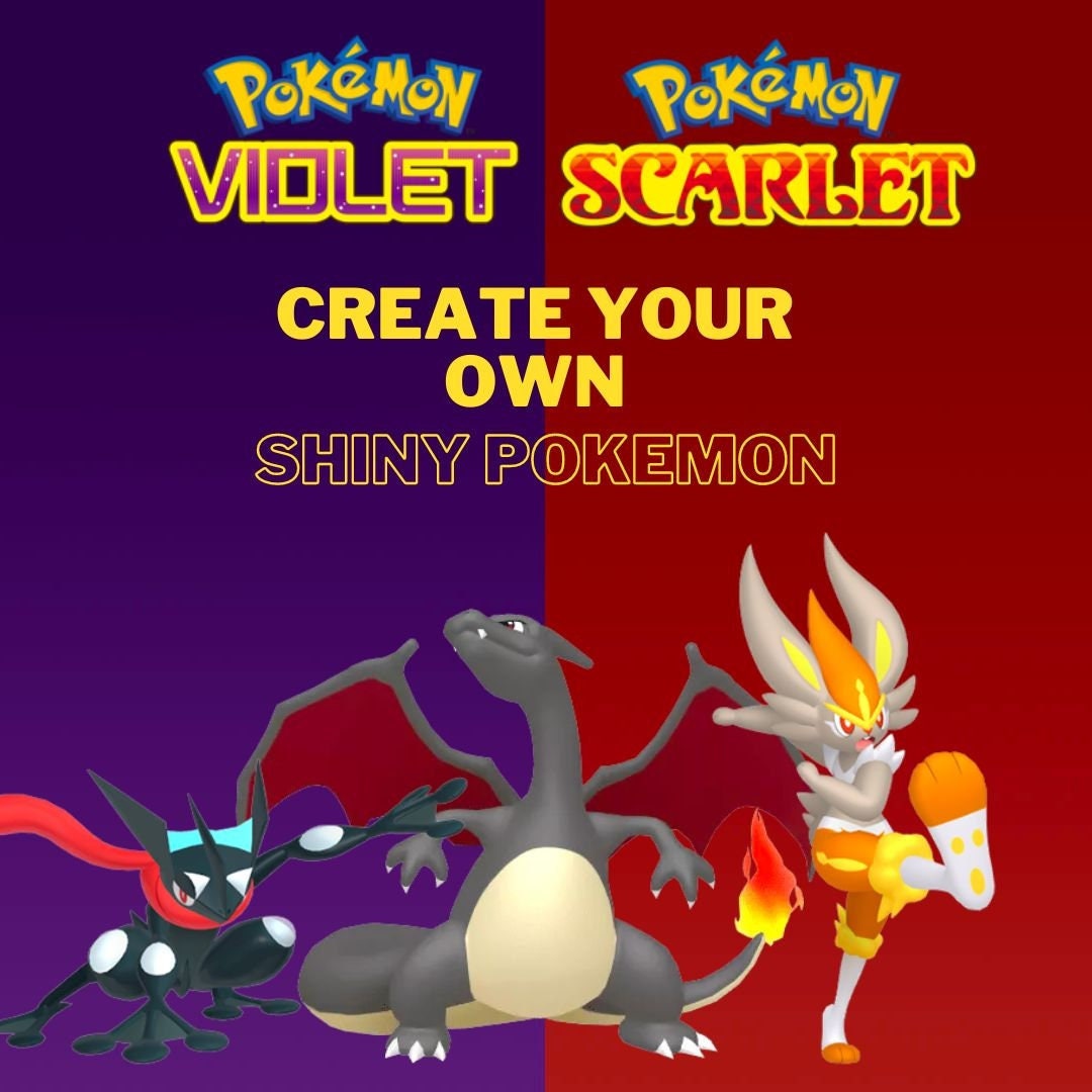 Create Your Own Pokemon Etsy