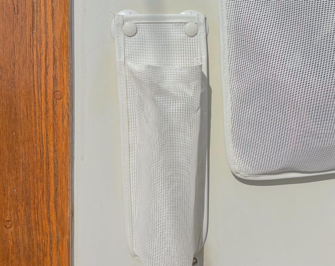 Snap Mounted Sailboat Halyard Bag - Single Pocket Marine Mesh Gear ...