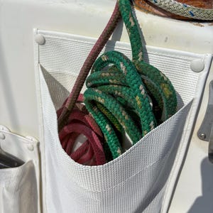 Marine Mesh Halyard Bag – Sailboat Line Storage, UV Resistant - Etsy