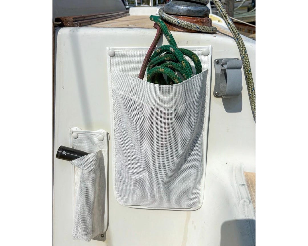 Marine Mesh Halyard Bag – Sailboat Line Storage, UV Resistant - Etsy