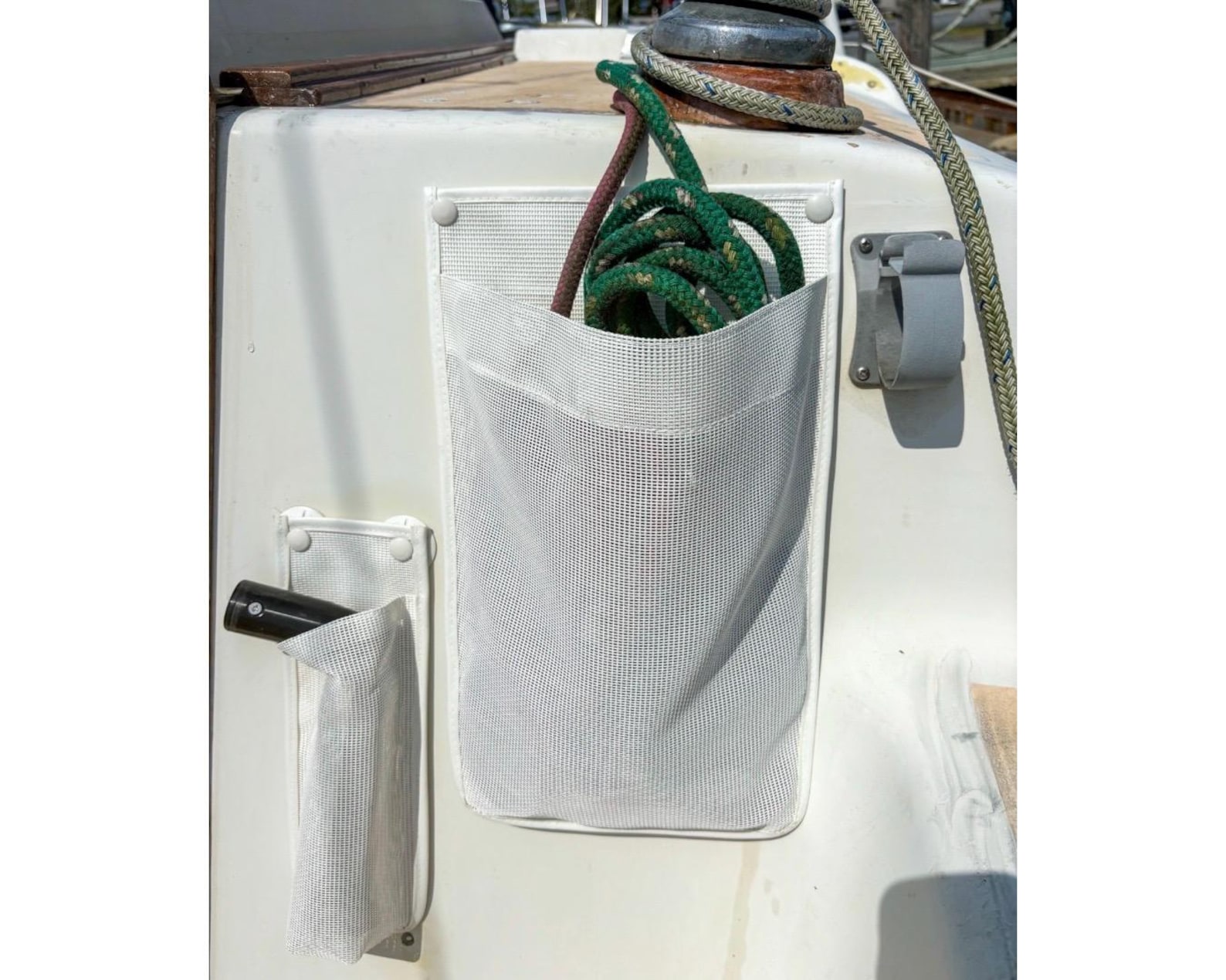 Marine Mesh Halyard Bag – Sailboat Line Storage, UV Resistant - Etsy