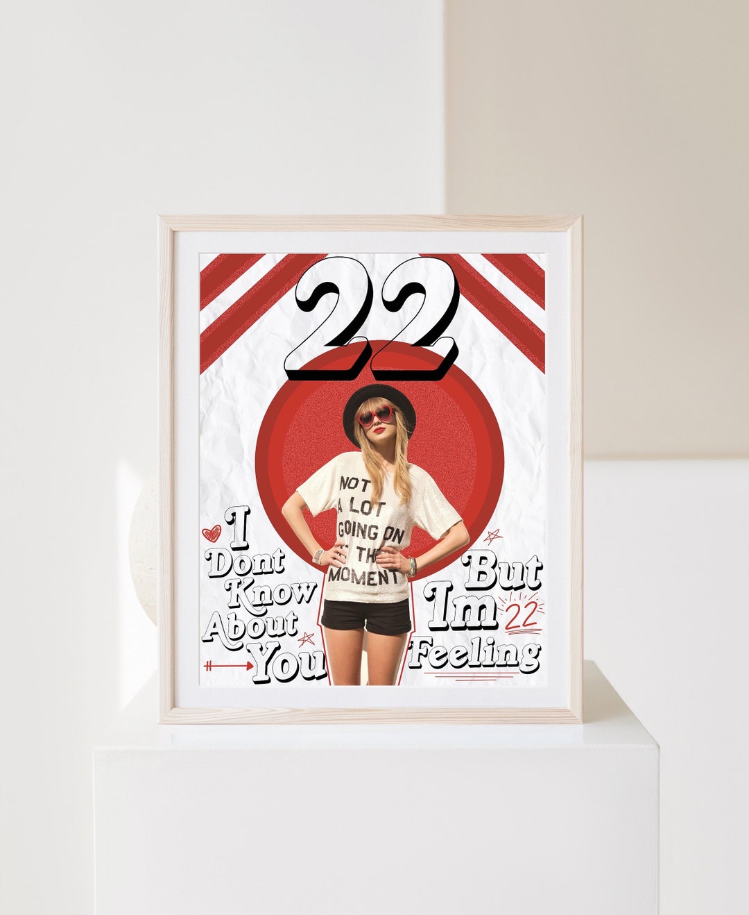 22 RED Taylor Swift Poster Vintage Art Decor, Funky Wall Art, Taylor ...