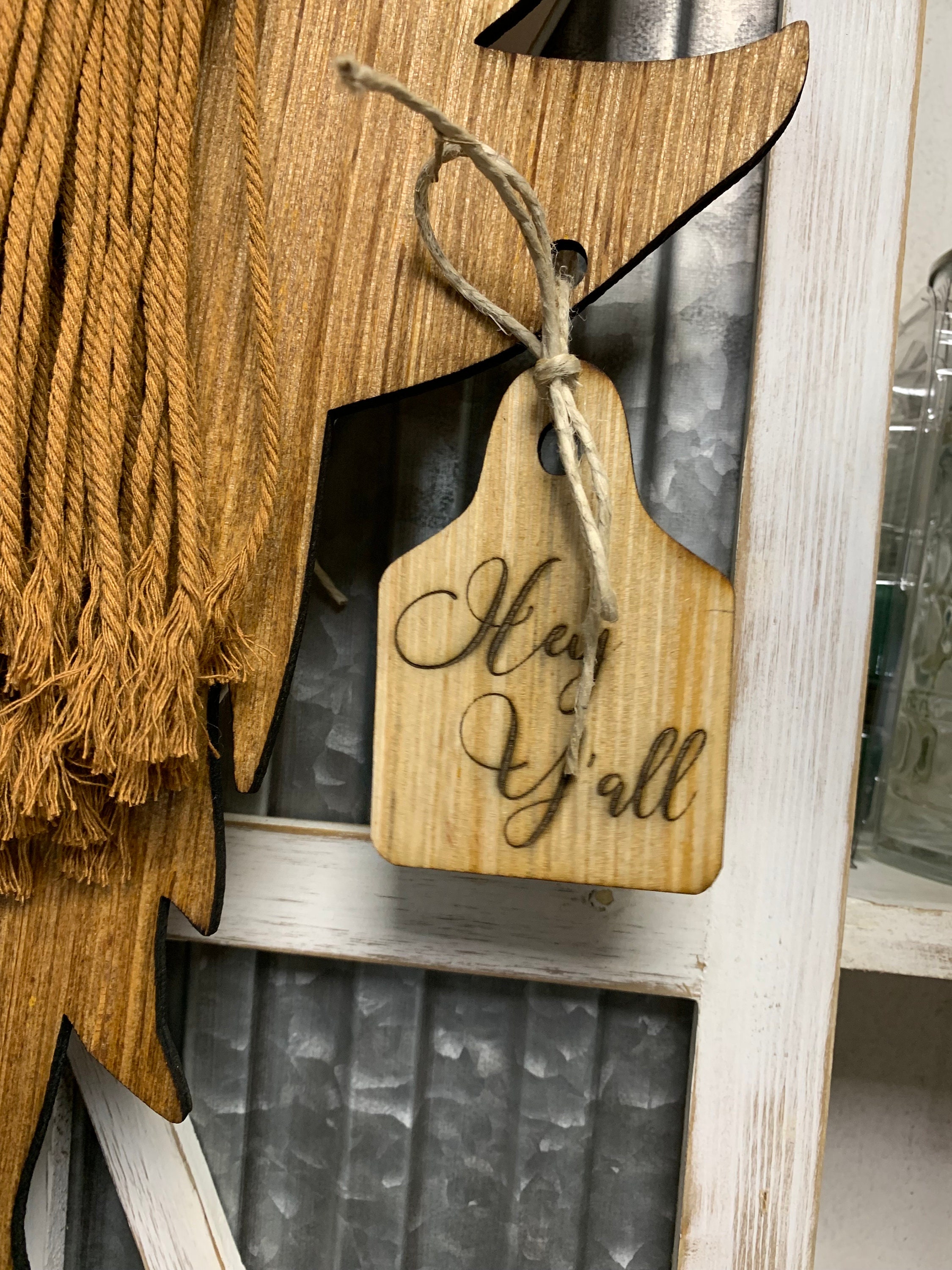 Highland Cow Door Greeter/hanger - Etsy