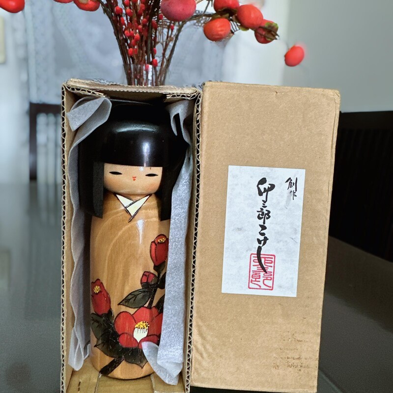 Japanese Kokeshi Box - Etsy