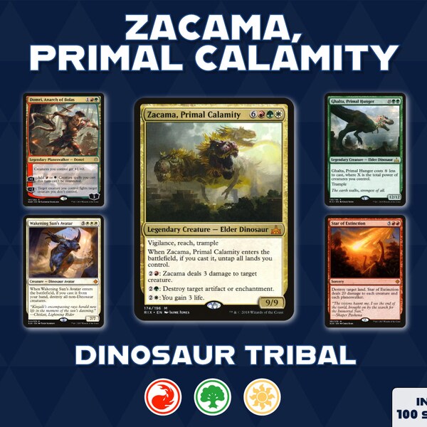 Zacama Primal Calamity Commander Deck - Etsy