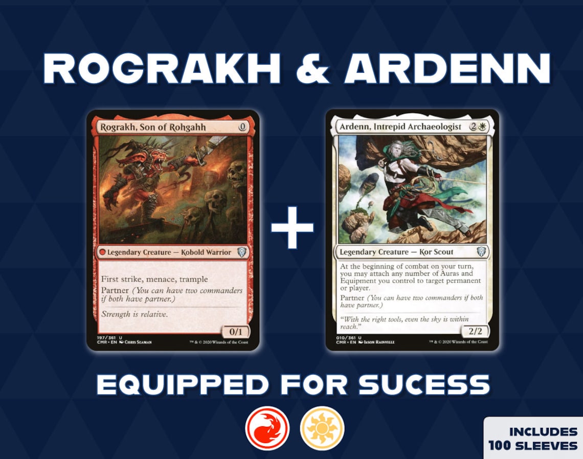 Custom Partner Deck. Rograkh, Son of Rohgahh and Ardenn, Intrepid ...