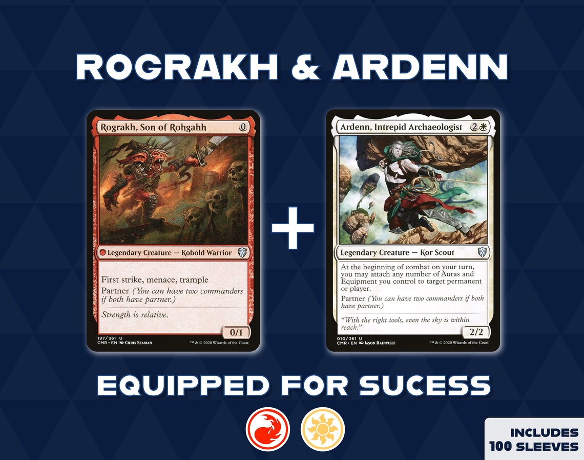 Custom Partner Deck. Rograkh, Son of Rohgahh and Ardenn, Intrepid ...