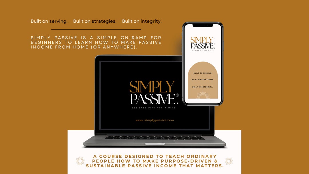 Simply Passive Complete Digital Marketing Course for Beginners - Etsy