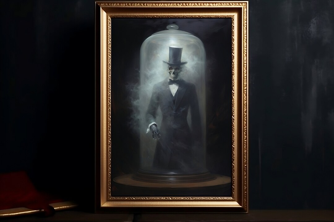 The Phantom, Haunted Mansion Digital Print, Halloween Print, Ghost With ...