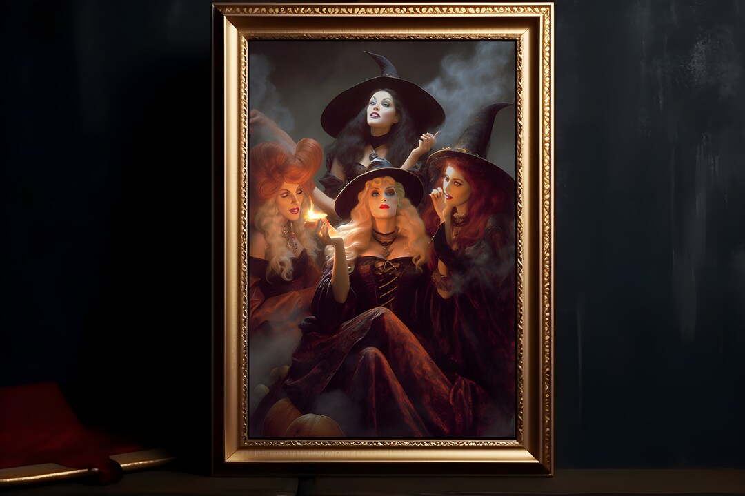 Hocus Pocus, Witch Poster, Gothic Digital Print, Halloween Decor ...