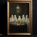 Ghosts Having Dinner, Halloween Feast, Gothic Victorian Digital Print ...