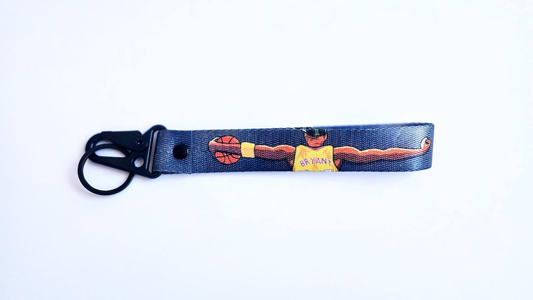 Lanyard Keychain of Basketball Legend Hall of Famer Black Mamba Kobe ...