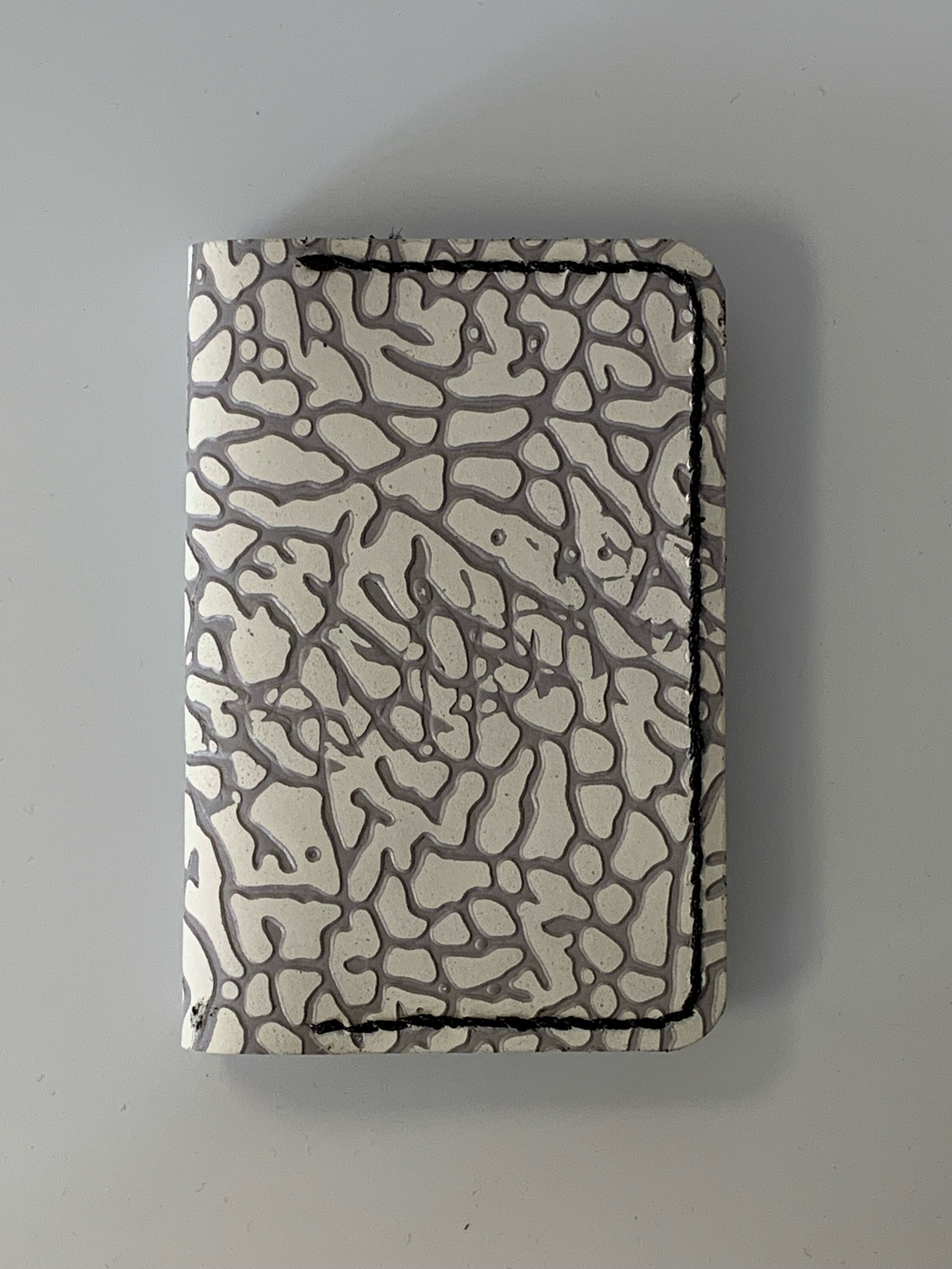 Nike/air Jordan Sneaker Bifold Wallet Inspired by White Cement Elephant ...