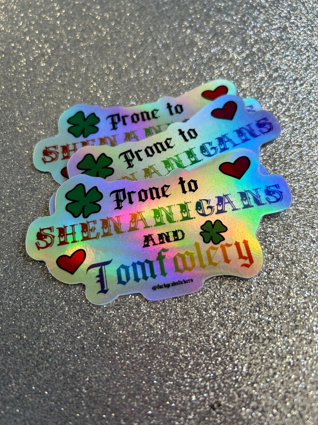 Prone to Shenanigans and Tomfoolery Sticker - Etsy