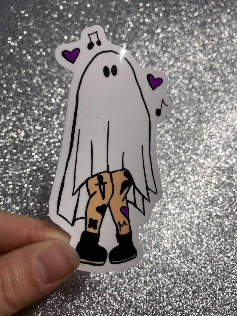 Ghost Girl Sticker Sticker Vinyl Laptop, Water Bottle, Planner Journal ...