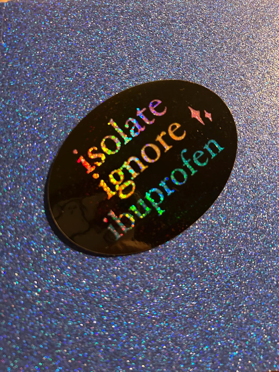 ISOLATE IGNORE INUPROFEN Sticker Vinyl Laptop, Water Bottle, Planner ...