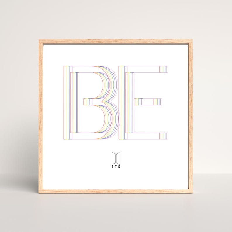 BTS - BE Album Cover Art - Digital Download - Etsy