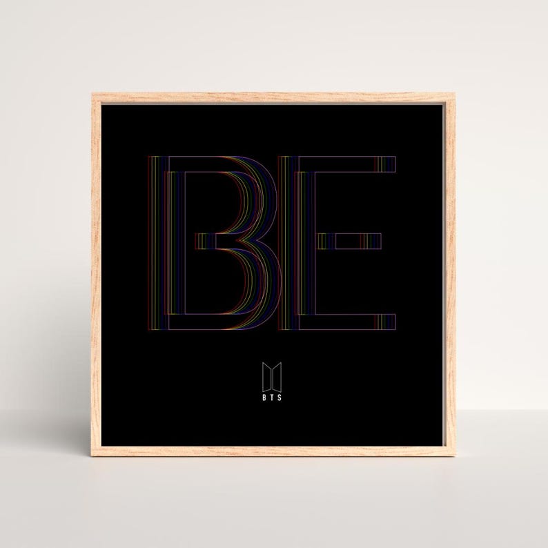 BTS - BE Album Cover Art - Digital Download - Etsy