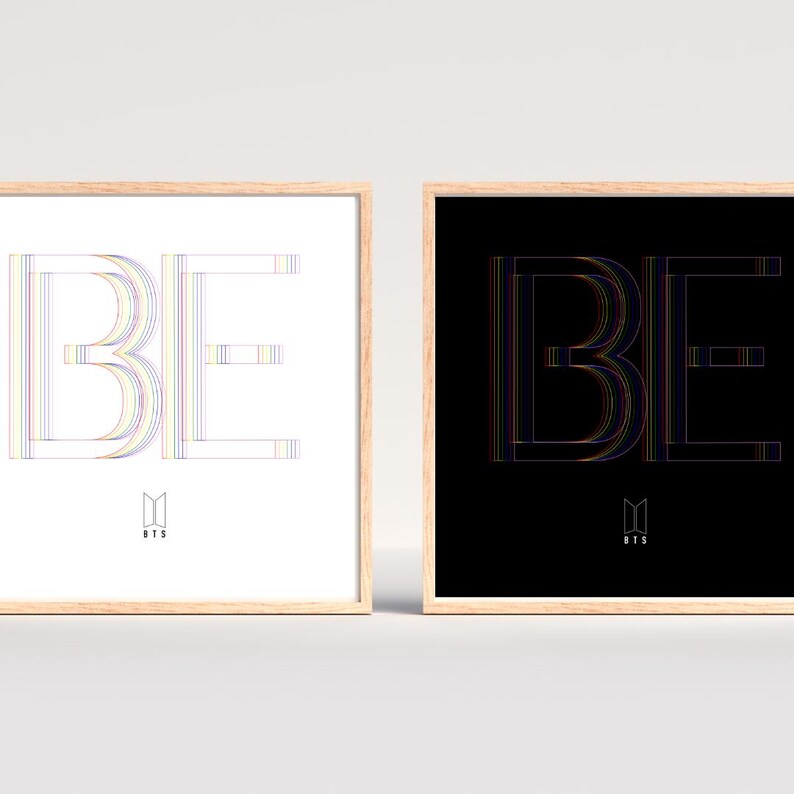 BTS - BE Album Cover Art - Digital Download - Etsy