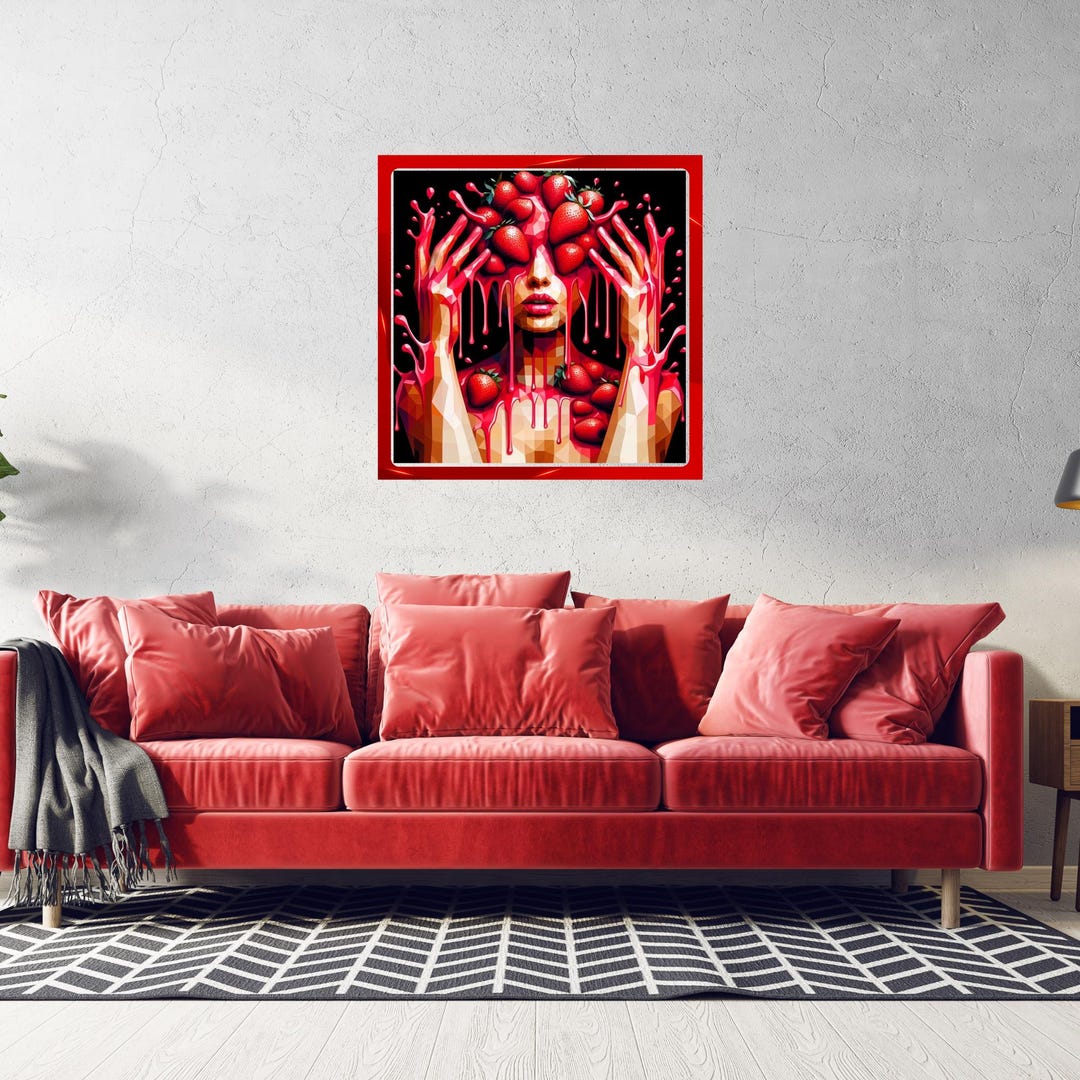 Ruby Digital Downloadable Wall Art Exclusive Ai-enhanced Artwork ...