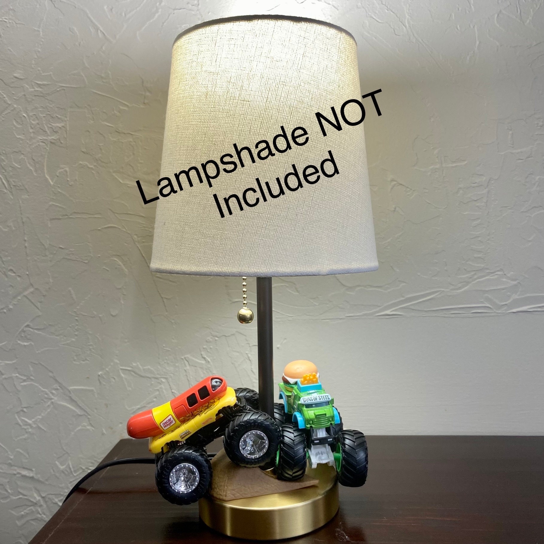 Buns of Steel and Oscar Mayer, Monster Truck Lamp, Bedroom Lighting ...
