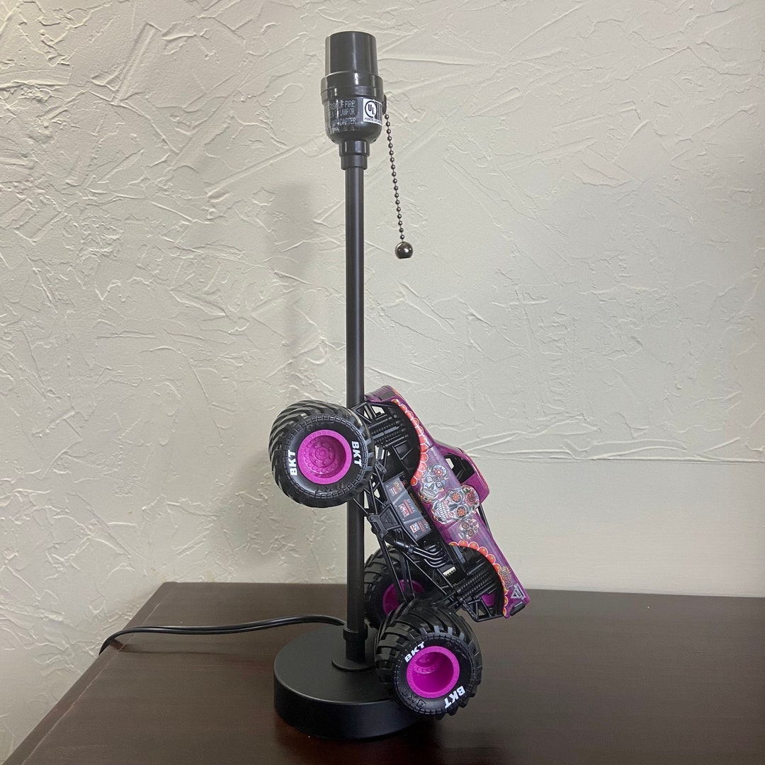 Calavera Truck Lamp, Monster Truck Lamp, Bedroom Lighting Fixtures ...