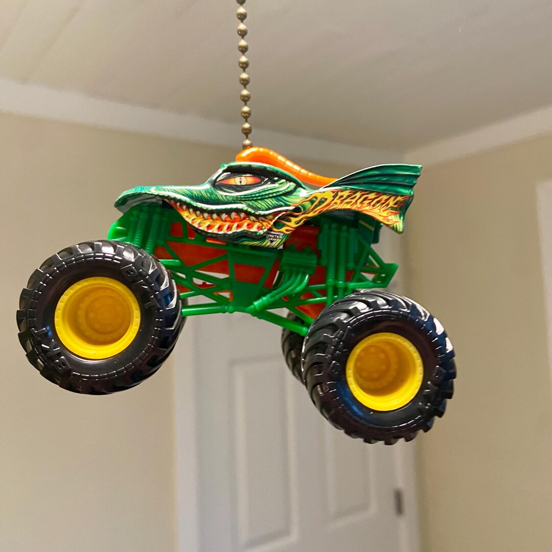 Dragon, Fan Pull, Light Chain Pull, Monster Truck - Etsy