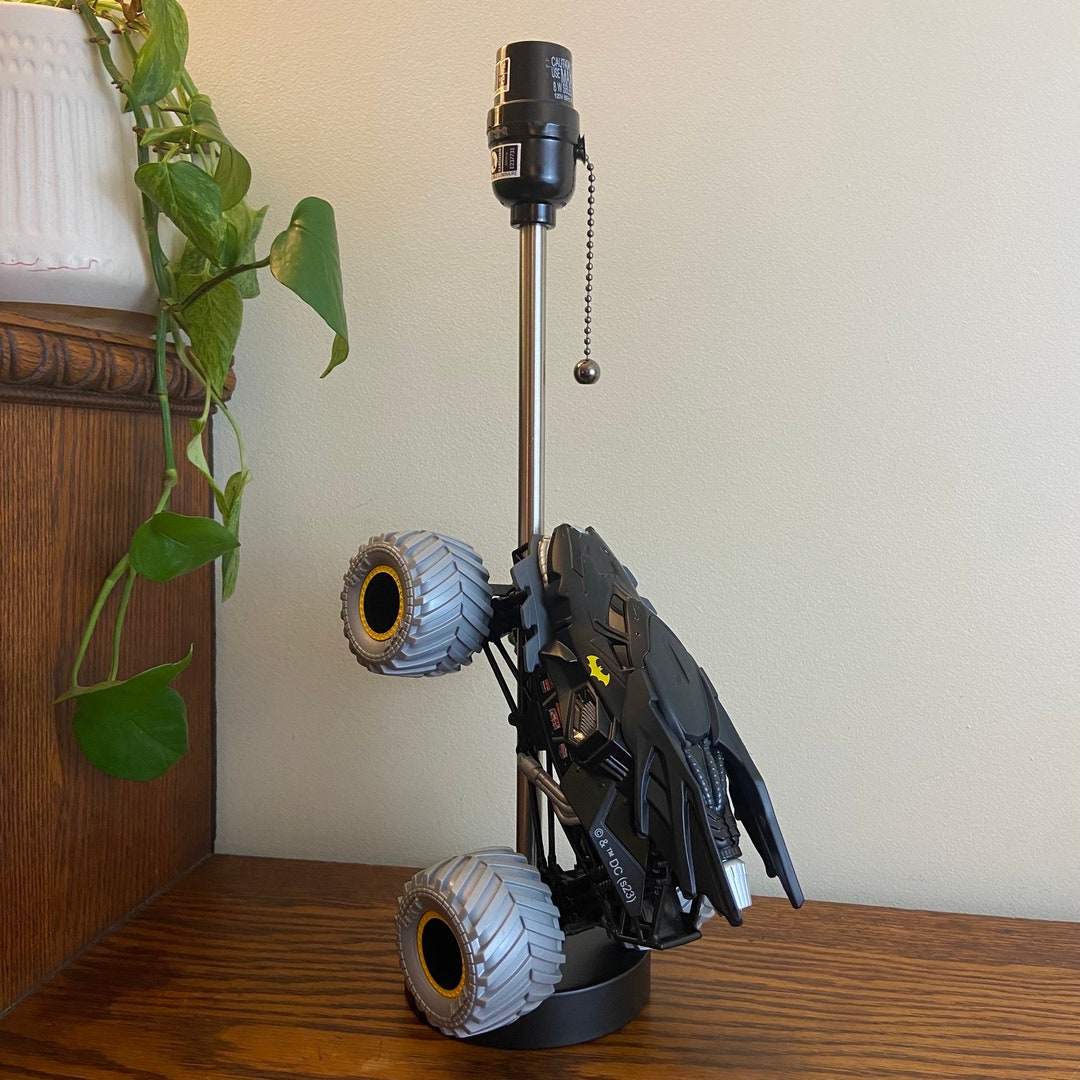 Bat Man, Monster Truck Lamp, Bedroom Lighting Fixtures, Bedside Light ...