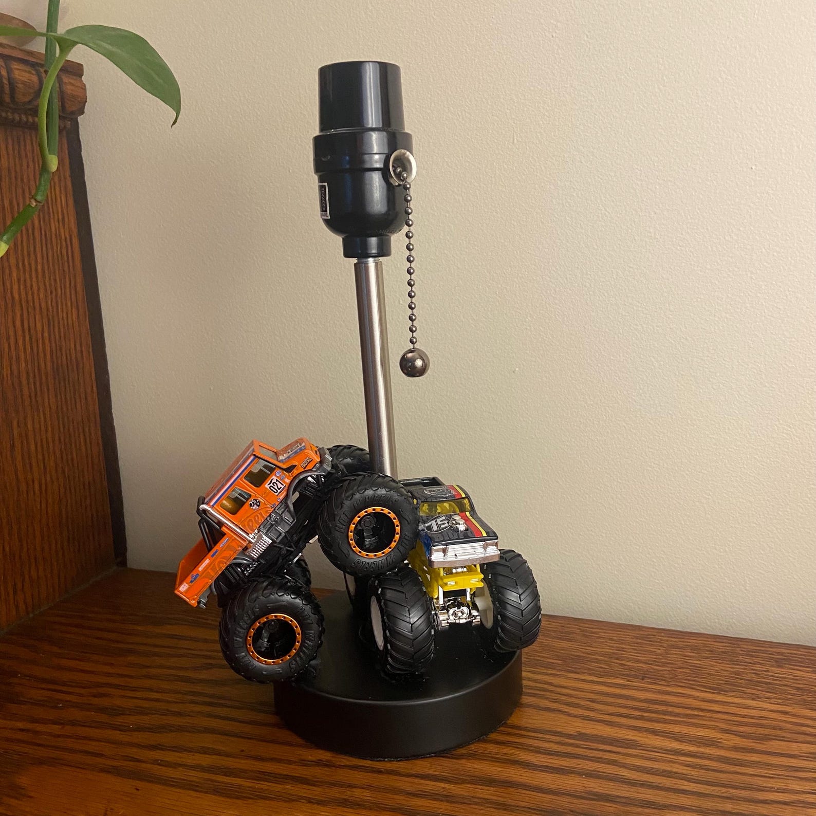 Big Foot and Semi Truck, Monster Truck Lamp, Bedroom Lighting Fixtures ...