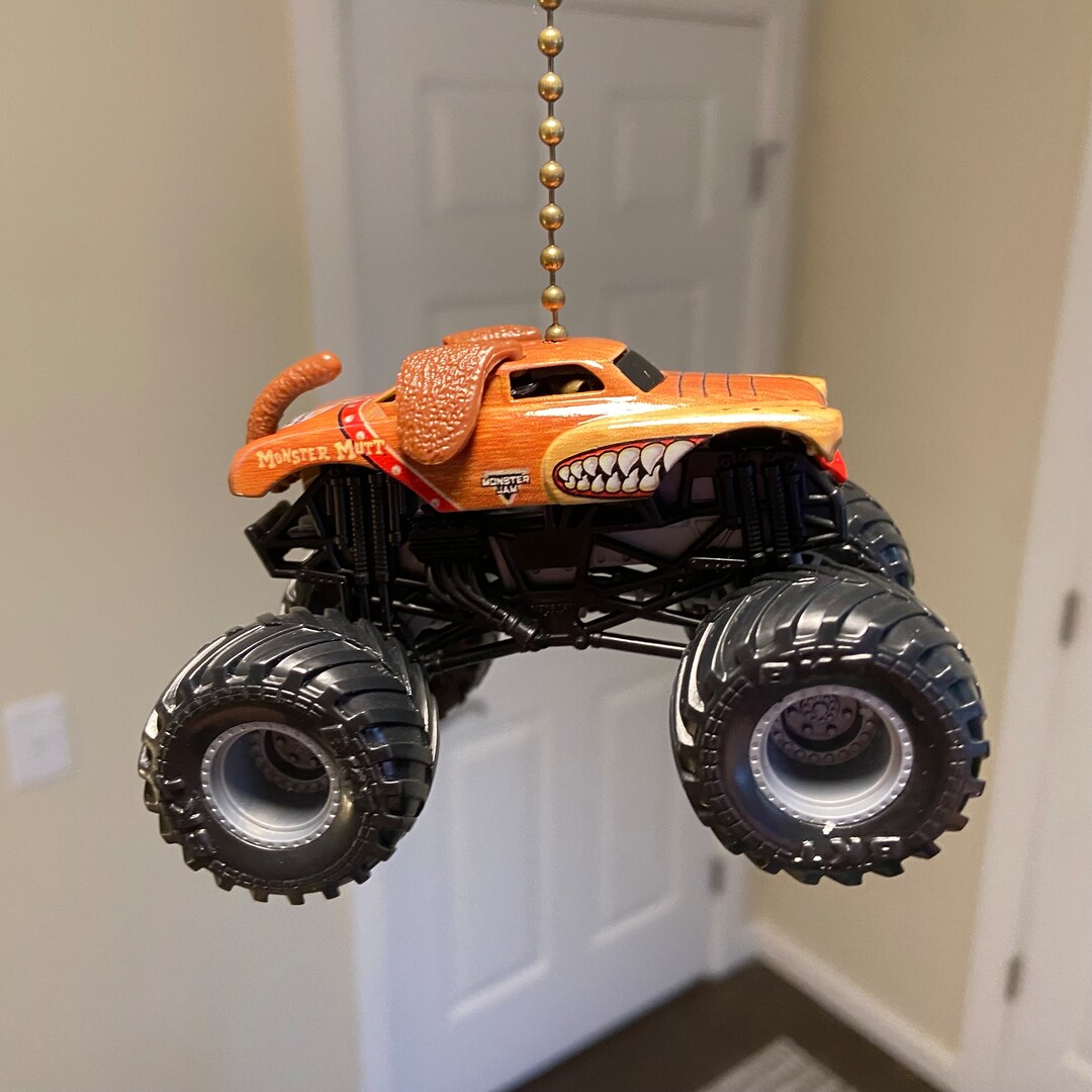 Monster Mutt, Fan Pull, Light Chain Pull, Monster Truck - Etsy