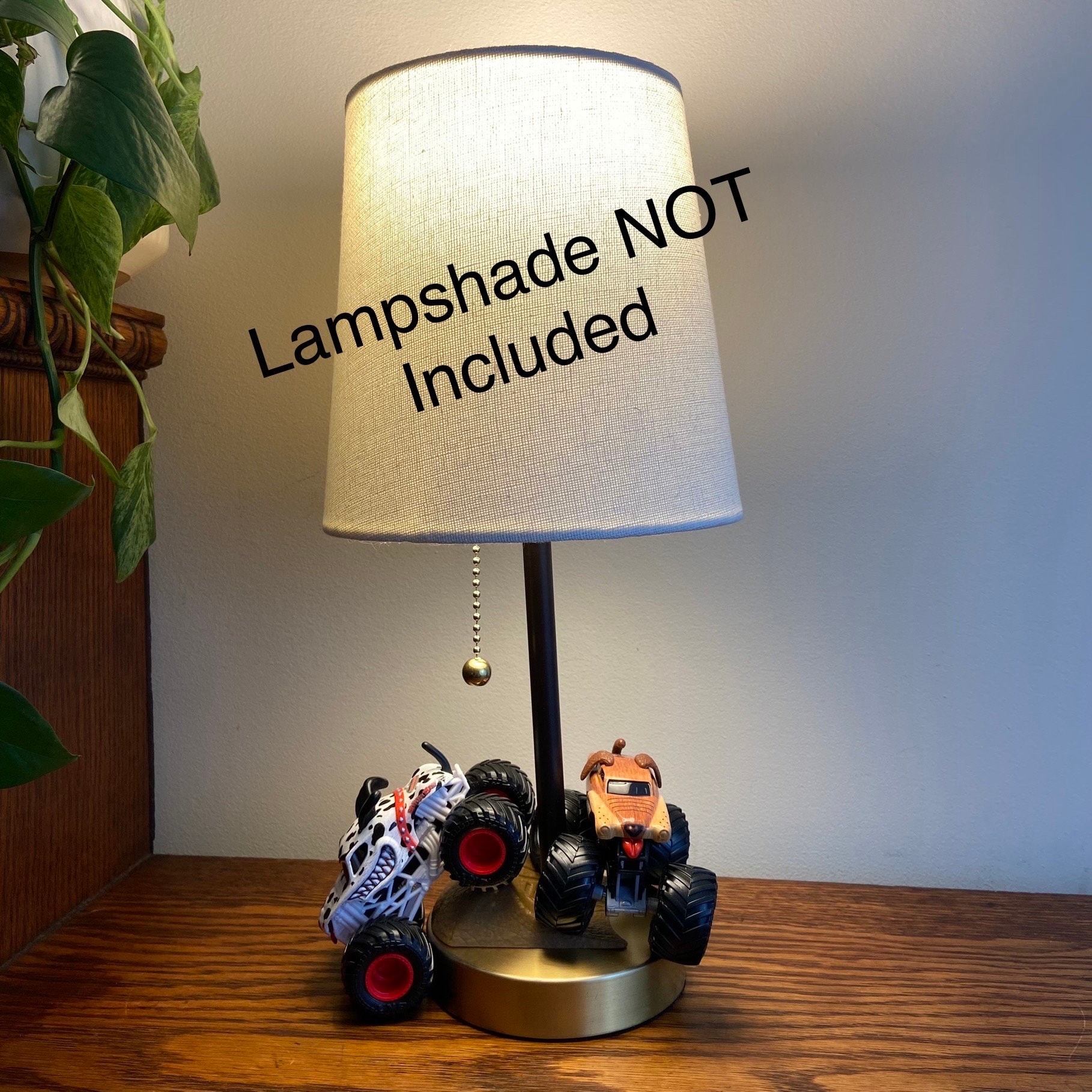 Monster Mutt, Monster Truck Lamp, Custom Lamp - Etsy