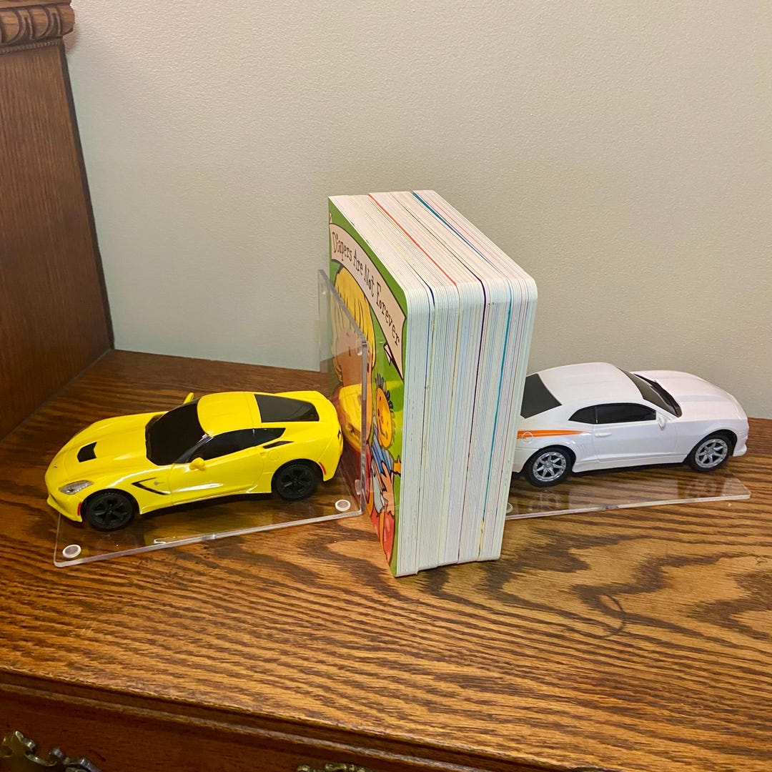 Custom Classic Car Book Ends, Bookshelf, Bookstore, Bookends Library - Etsy