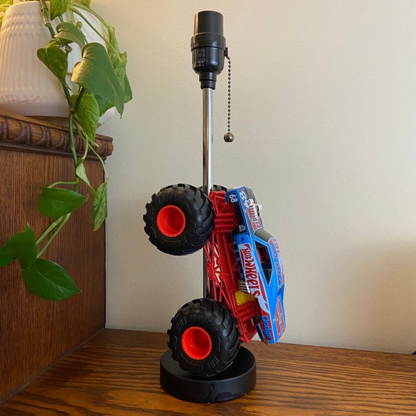 Monster Truck Table Lamp - Etsy