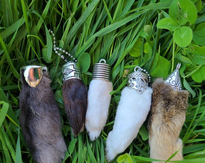 Rabbit Foot Key Chain - Etsy