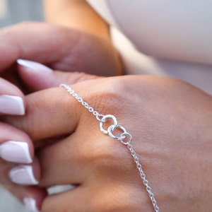 Sterling Silver Friendship Bracelet Gift for Friend Best Friend Gift ...