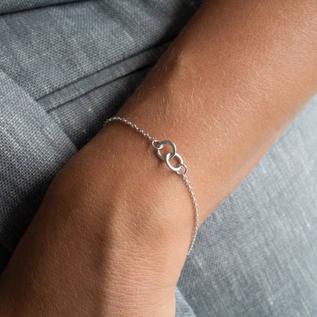 Sterling Silver Friendship Bracelet Gift for Friend Best Friend Gift ...