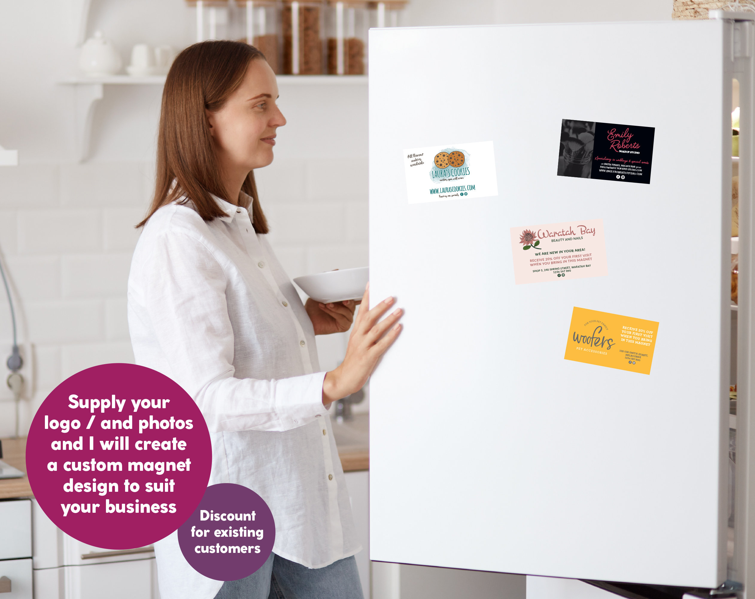 Custom Business Magnet Design Fridge Magnet Custom Designed Magnet ...