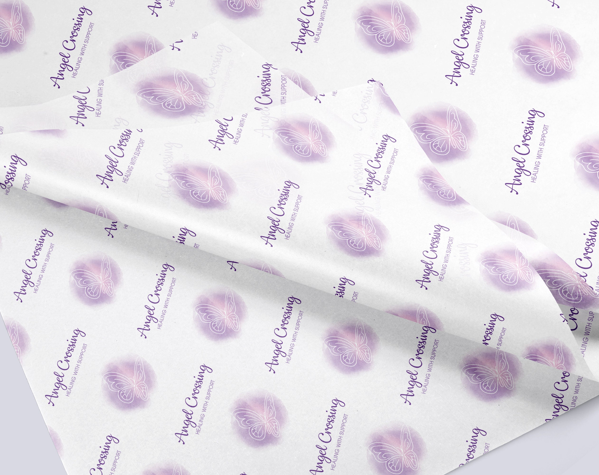 Custom Logo Pattern Brand Pattern Tissue Paper Design Tissue Paper ...