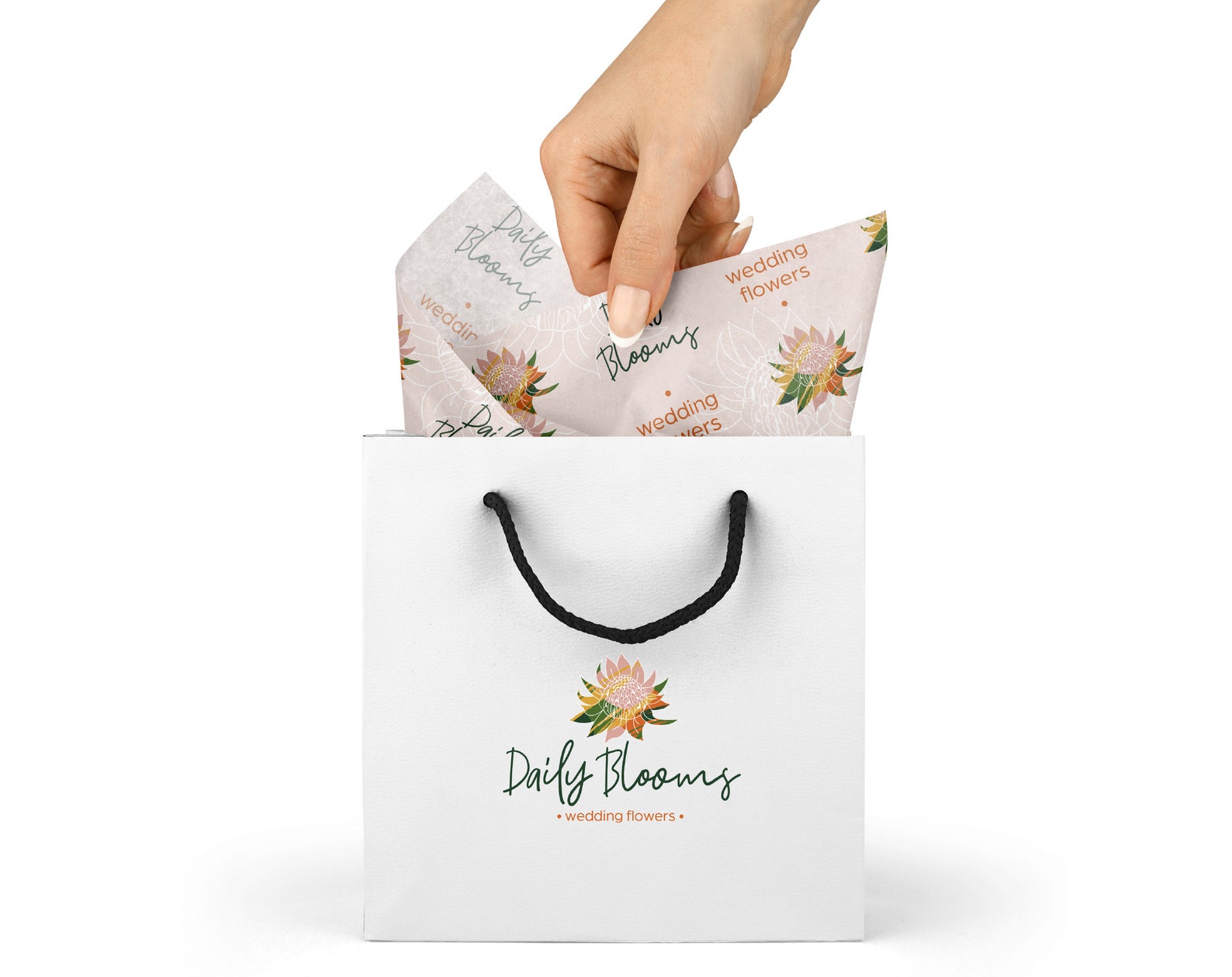 Custom Logo Pattern Brand Pattern Tissue Paper Design Tissue Paper ...