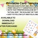 Printable Easter Card, Printable Card, Download, Digital Easter Card ...