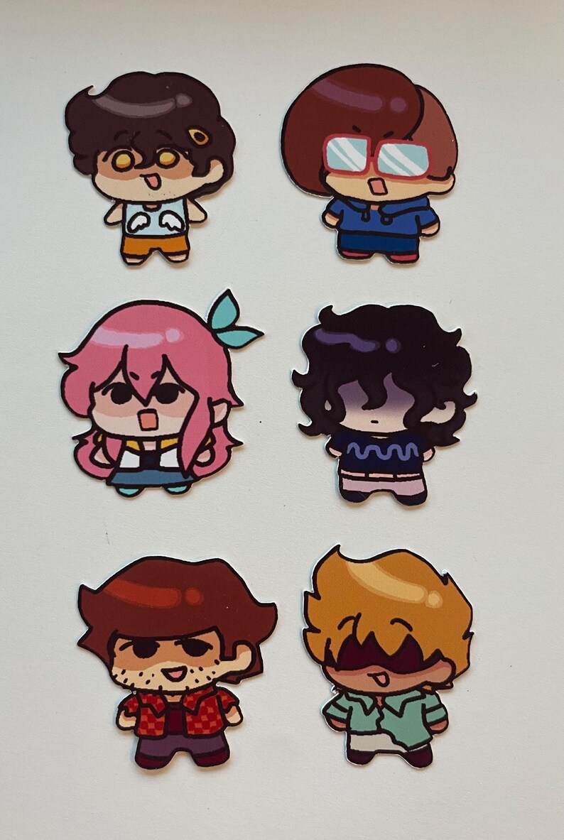 OMORI|| 6 Pack Stickers || the Hooligans Omori Stickers - Etsy
