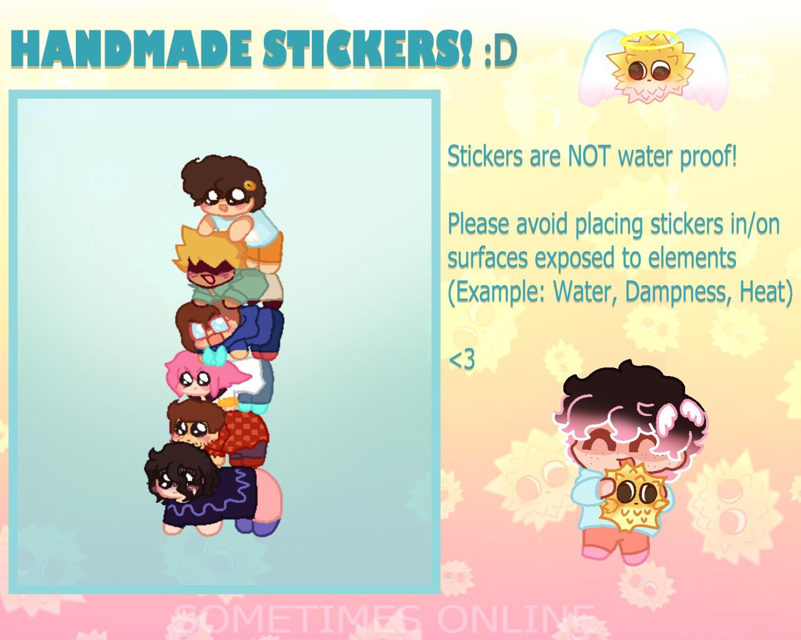 OMORI|| Hooligans YIPPEE Tower Sticker - Etsy