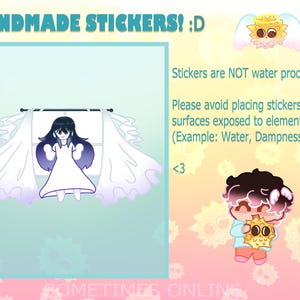 OMORI|| Mari Window Sticker - Etsy