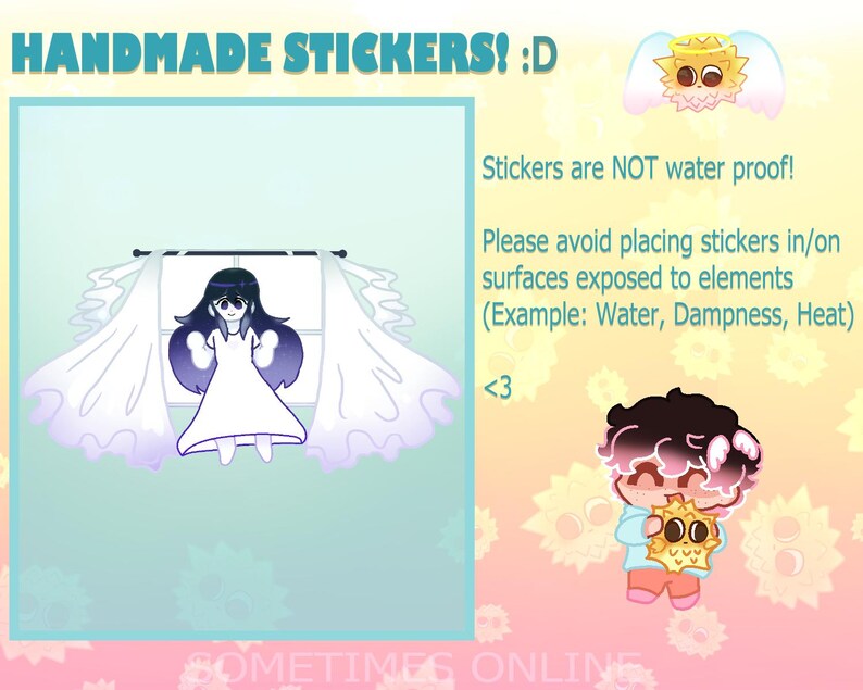 OMORI|| Mari Window Sticker - Etsy