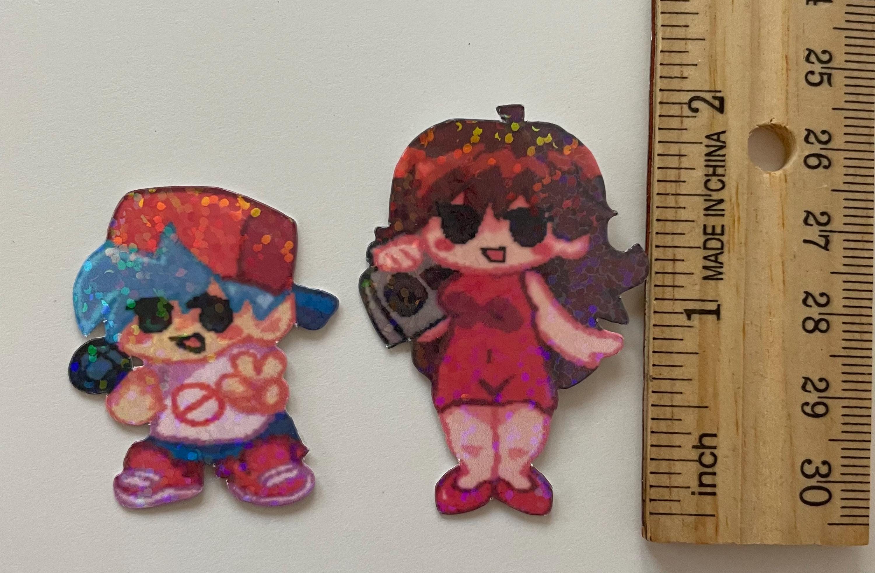 FNF|| Friday Night Funkin GF and BF Stickers!! (set of 2) - Etsy
