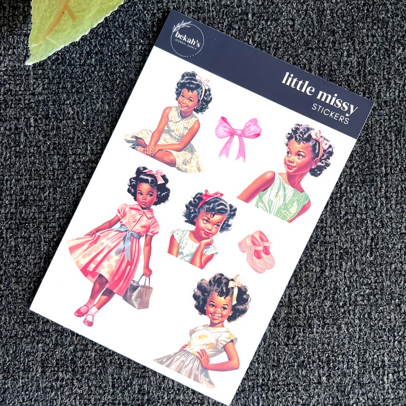 Black Girl Sticker - Etsy