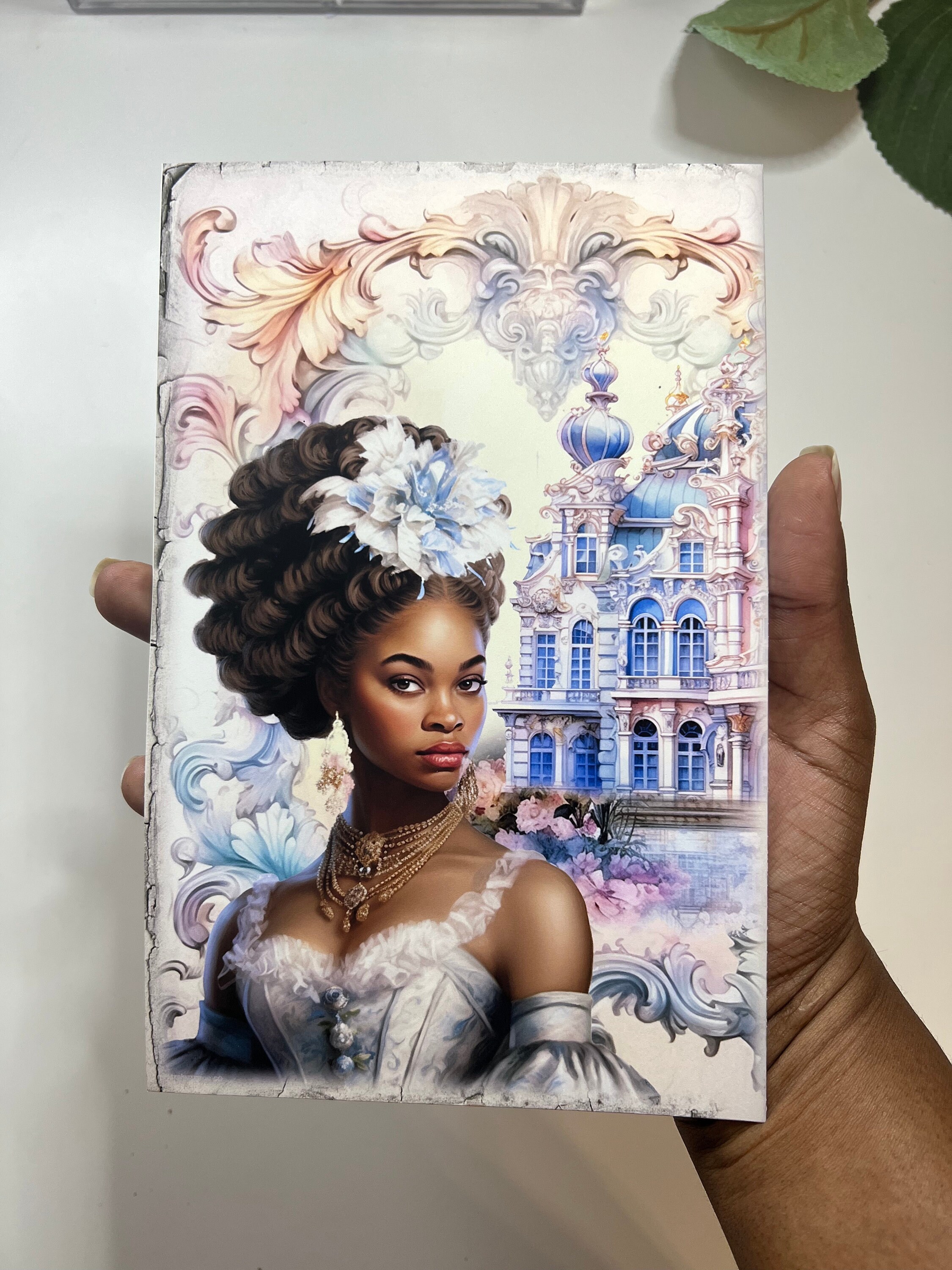 Baroque Scrapbook Paper Set Vintage Baroque Paper Baroque Black Women ...