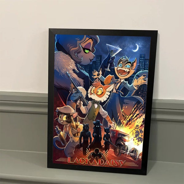 Lackadaisy Stickers - Etsy